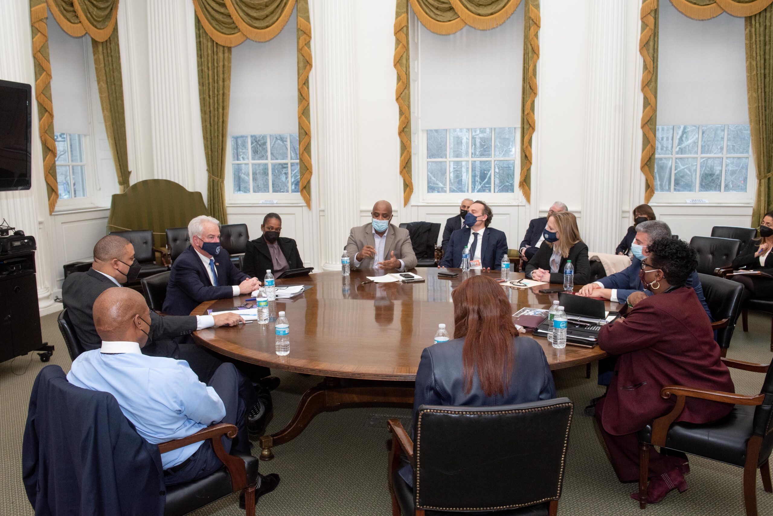 Mayor Adams and New York City’s Five District Attorneys Meet to Discuss ...